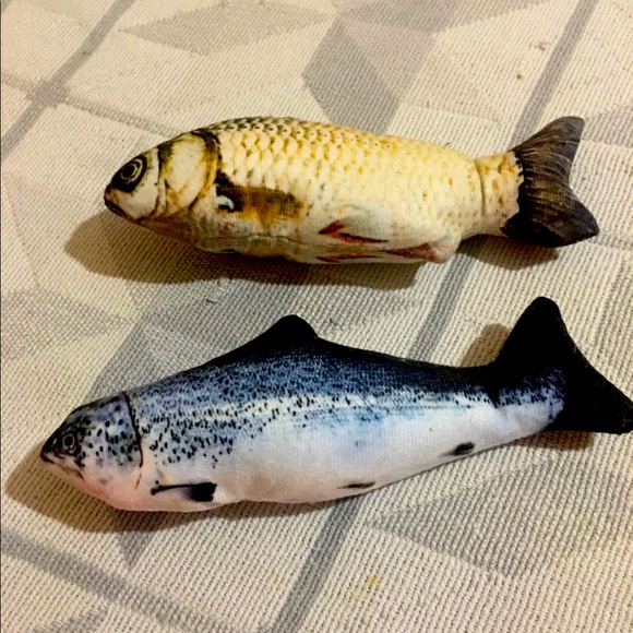 Cat | 2 Interactive Floppy Fish Toy | Poshmark